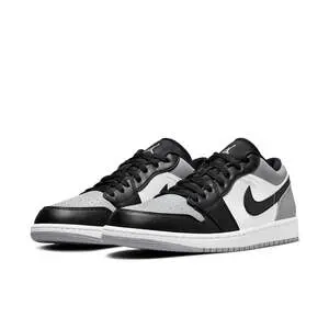 JORDAN 1 Low "shadow Toe" Sneakers - Black/grey