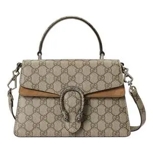 Gucci Small Dionysus Top Handle Bag - Beige/ebony