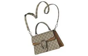 Gucci Small Dionysus Top Handle Bag - Beige/ebony