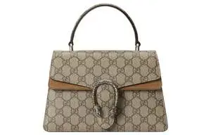 Gucci Small Dionysus Top Handle Bag - Beige/ebony