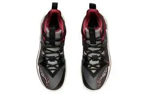 LI-NING Zhengfeng Mid-top Sneakers - Black/red/white