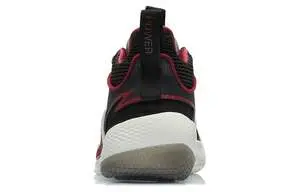 LI-NING Zhengfeng Mid-top Sneakers - Black/red/white