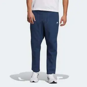 Adidas Series Wj Pnt Denim Training Sports Long Pants Blue - Navy