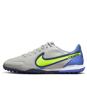 Nike React Legend Pro Tf Turf Soccer Shoes - Gray/blue/yellow