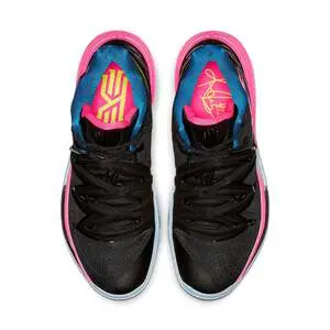 Nike Kyrie 5 "just Do It" Athletic Sneakers - Black/volt-hyper Pink
