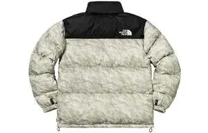 Supreme The North Face Paper Print Nuptse Jacket