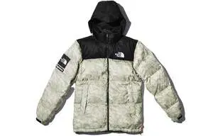 Supreme The North Face Paper Print Nuptse Jacket