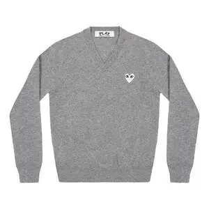 Play Comme Des Garcon V-neck Pullover