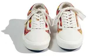 VANS Union X Old Skool 'kente Cloth' Sneakers - Red/white