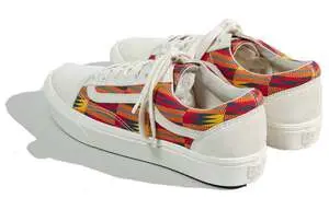 VANS Union X Old Skool 'kente Cloth' Sneakers - Red/white