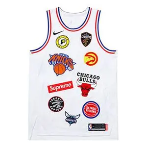 Nike X Supreme X Nba Authentic Jersey - White
