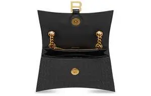 Balenciaga Crush Small Chain Bag - Black