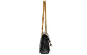 Balenciaga Crush Small Chain Bag - Black