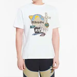 PUMA X Rhude Graphic Tee Printed Short Sleeve Tee