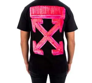 Off-White Marker Slim Tee /red