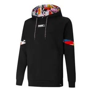 PUMA Intl Sports Stitching Printed Hooded Sweatshirt