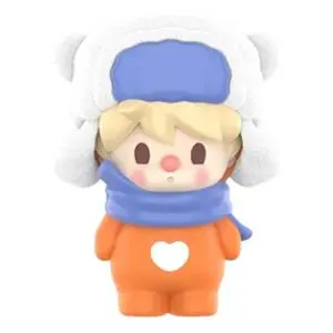 POP MART Pop Bean Fluffy And Cozy Figure 'sweet Bean Snug Aviator Hat - Multi-color