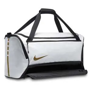 Nike Hoops Elite 57l Basketball Training Duffle Bag - White/black