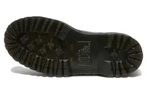 Dr. Martens 2976 Max Distressed Patent Chelsea Platform Boots