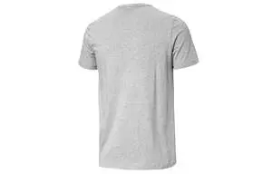 PUMA Chest Large Logo Printing Short Sleeve Gray