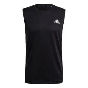 Adidas 3s Tk Causual Sports Training Ventilate Sleeveness Vest Male - Black