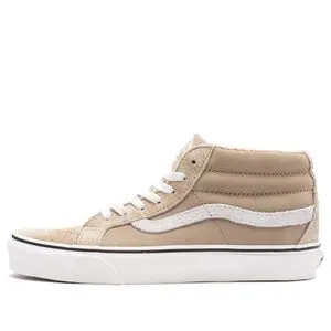VANS Sk8-mid Reissue Hairy Suede Mix Sneakers - Brown