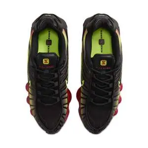 Nike Shox Tl Athletic Sneakers - Black/black/volt