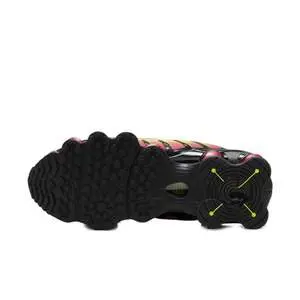 Nike Shox Tl Athletic Sneakers - Black/black/volt