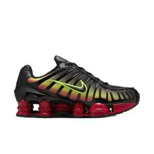 Nike Shox Tl Athletic Sneakers - Black/black/volt