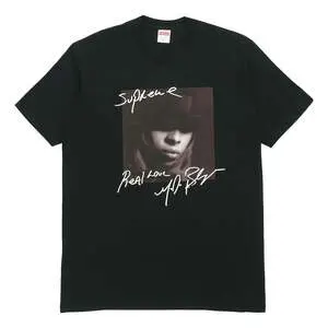Supreme Week 1 Mary J. Blige Tee Character Printing Short Sleeve - Black