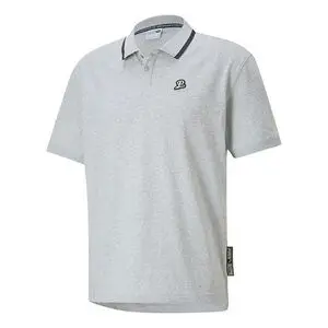 PUMA Team Polo Tee 'grey