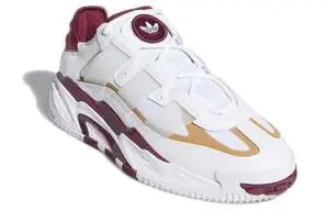 Adidas Originals Niteball Retro Basketball Sneakers - White/red