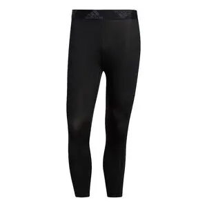 Adidas Tf Turf 34 Tig 3s Stripe Sports Leggings - Black