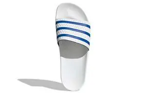 Adidas Originals Adilette Slides - White/blue