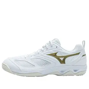Mizuno Dynablitz Low Top Sneakers - White/gold