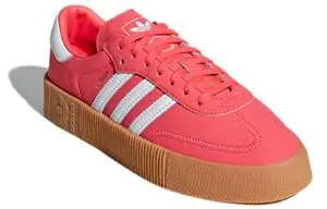 Adidas Sambarose Platform Sneakers - Pinkred/white