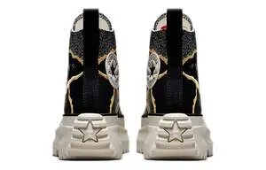 CONVERSE Run Star Hike High Top Sneakers With Metallic Floral Detail