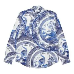 PALACE Ss22 China Plate Shirt - Navy