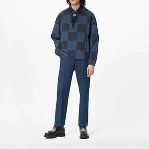 LOUIS VUITTON X Nigo2 Crossover Lv2 Ss22 Grid Drawstring Hoodie