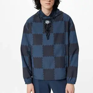 LOUIS VUITTON X Nigo2 Crossover Lv2 Ss22 Grid Drawstring Hoodie