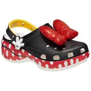 CROCS X Minnie Mouse Classic Platform Clogs