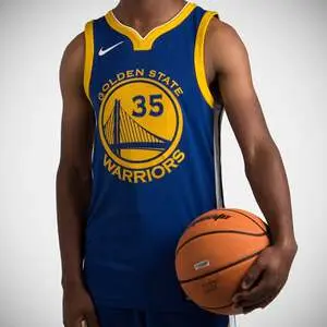 Nike Kevin Durant Golden State Warriors Icon Edition Authentic Basketball Jersey