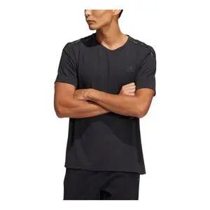 Adidas Solid Color Logo Round Neck Short Sleeve T-shirt - Multi-color