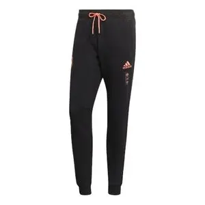 Adidas Juve Lny Pnt Limited Juventus Embroidered Team Logo Soccer/football Sports Pants - Black