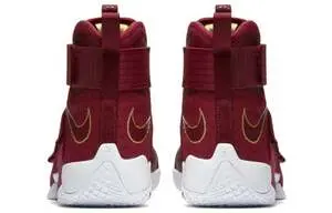 Nike Lebron Soldier 10 High Top Sneakers - Red/red/goldyellowgold
