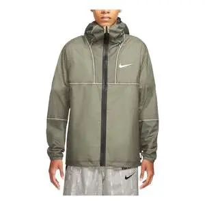 Nike Hooded Jacket With Logo Print - Multi-color