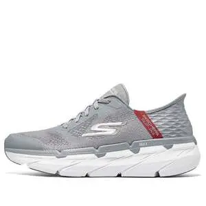 Sketchers Go Run Max Cushioning 'grey Red' Sneakers
