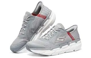 Sketchers Go Run Max Cushioning 'grey Red' Sneakers