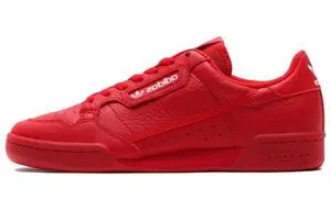 Adidas X Atmos Continental 80 Scarlet Sneakers - Red