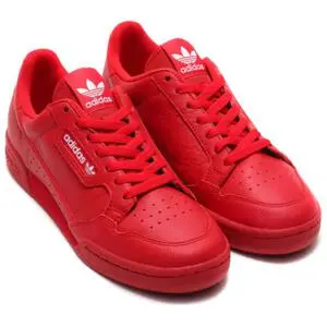 Adidas X Atmos Continental 80 Scarlet Sneakers - Red